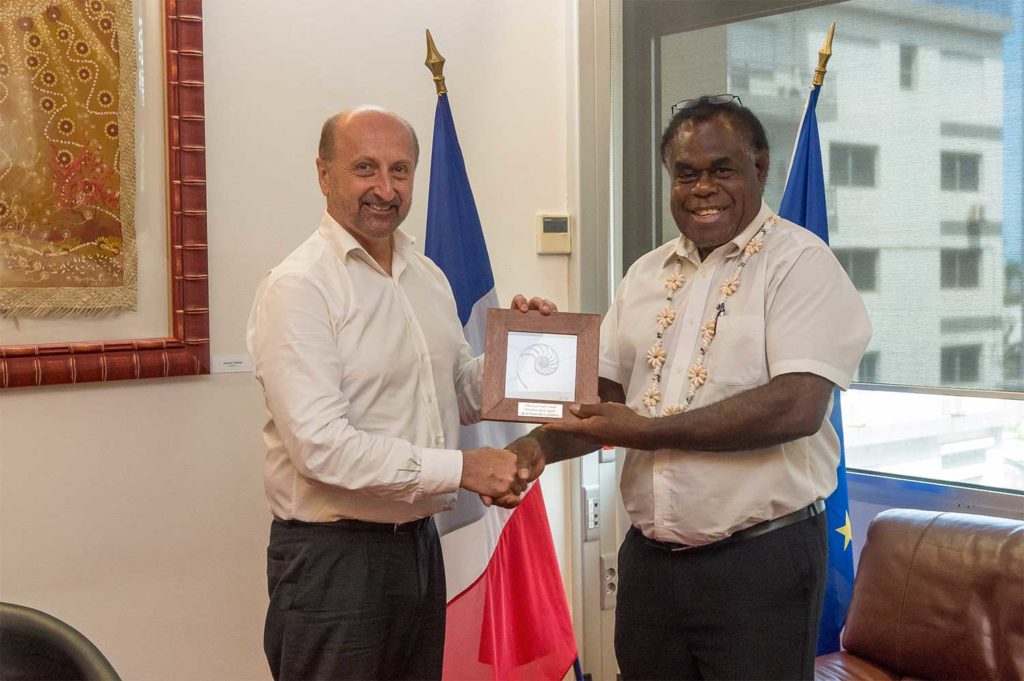 Visite du Président du Parlement du Vanuatu - Congrès