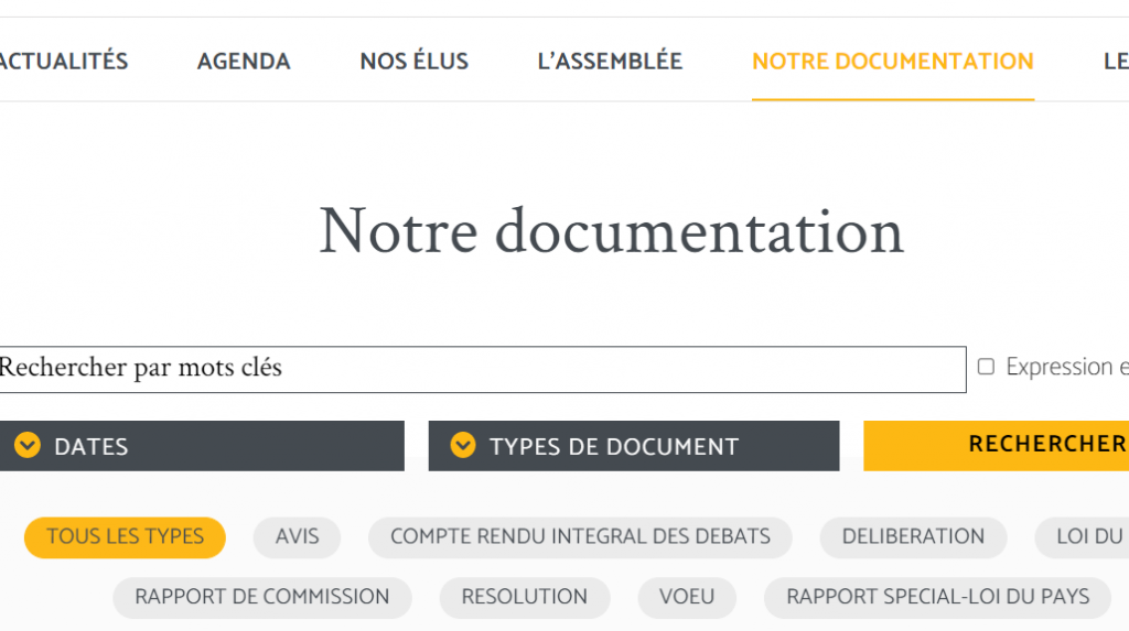 Toute la documentation du congrès est accessible en ligne - Congrès